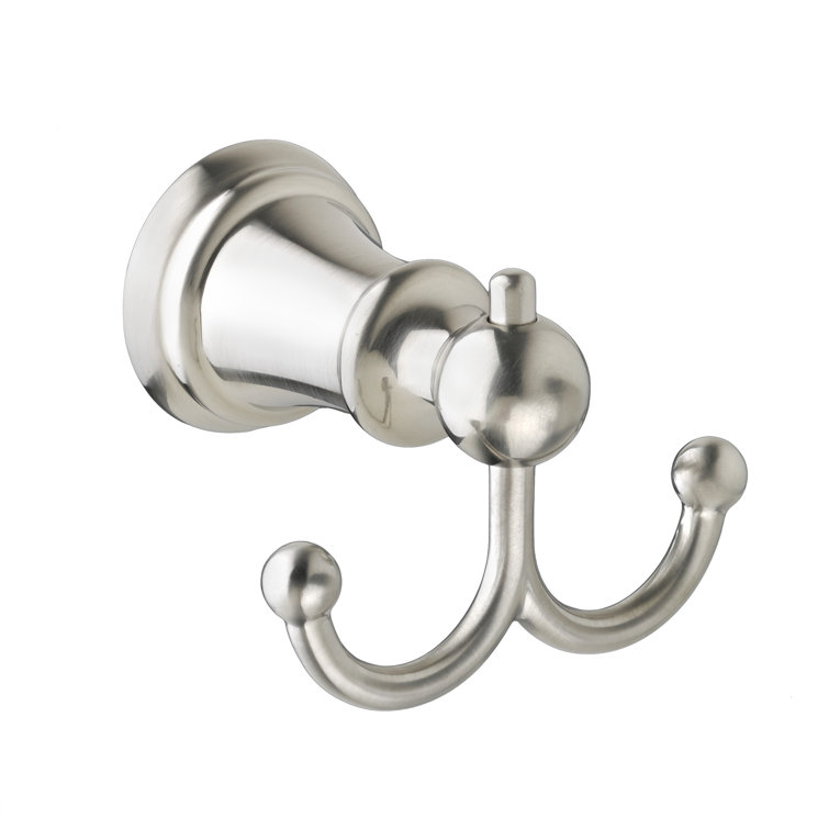 American Standard Universal 5.3" Concealed Mounted Traditional Double Robe Hook & Reviews | Wayfair